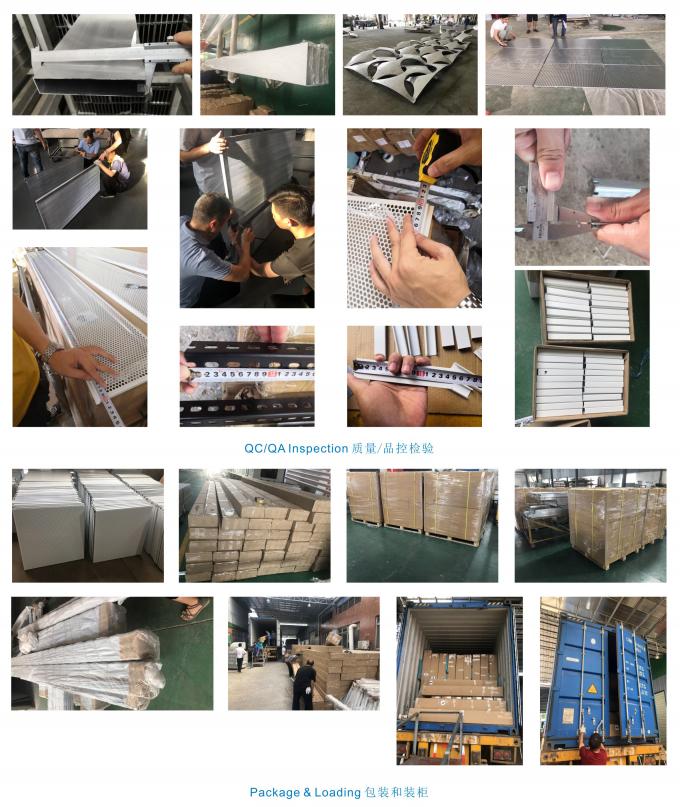 600x600mm Water Ripple Stainless Steel Ceiling Panel Sharp Edge